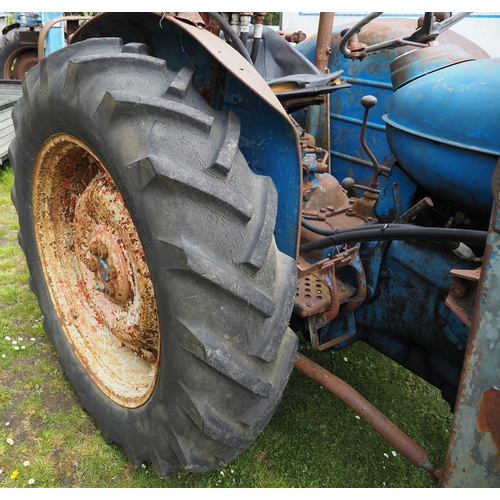 Fordson Super Major tractor. Runs and drives. C/w front end loader and ...