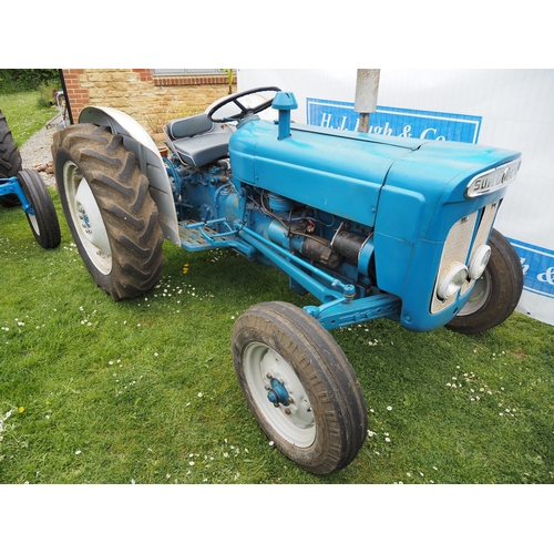Fordson Super Dexta New Performance tractor. Early restoration with ...