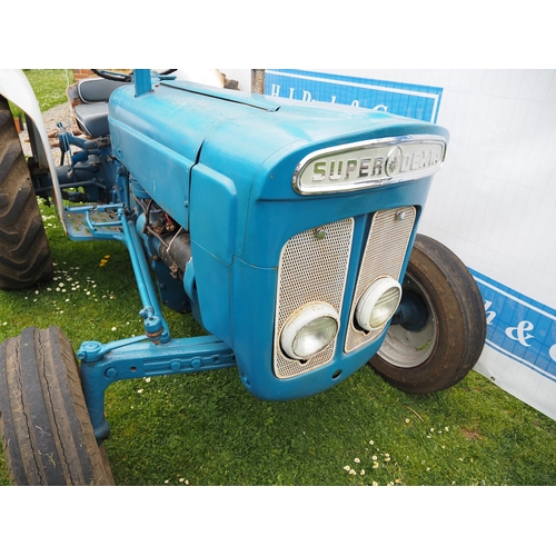 Fordson Super Dexta New Performance tractor. Early restoration with ...