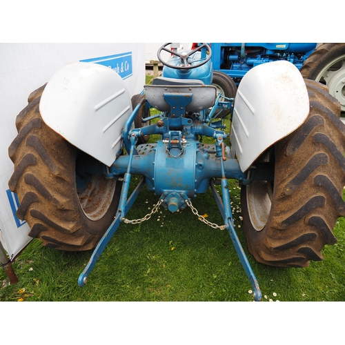Fordson Super Dexta New Performance tractor. Early restoration with ...