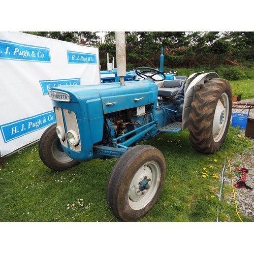 Fordson Super Dexta New Performance tractor. Early restoration with ...