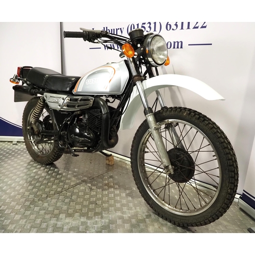 Suzuki TS250 motorcycle. 1978. 246cc Frame No. TS250 23663 Engine No ...