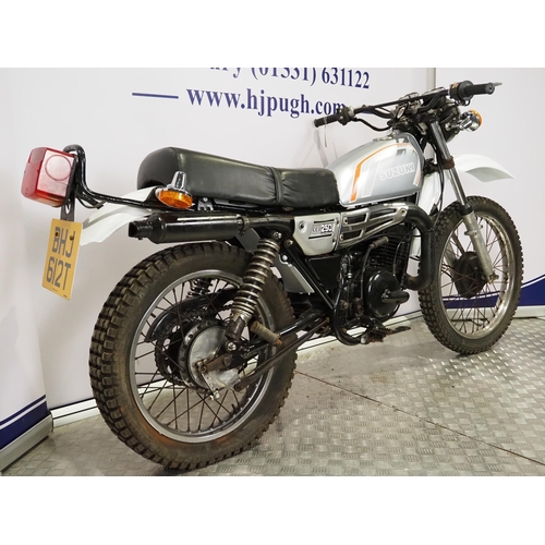 Suzuki TS250 motorcycle. 1978. 246cc Frame No. TS250 23663 Engine No ...