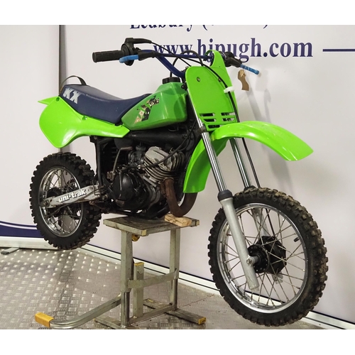 Kawasaki KX motorcycle. Frame No. JKAKXXA16EA003078 Engine No ...