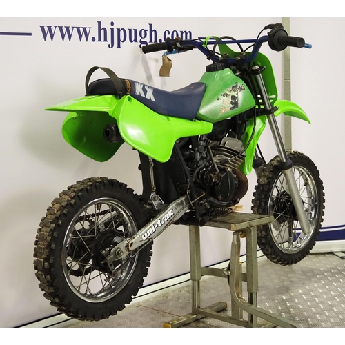 Kawasaki KX motorcycle. Frame No. JKAKXXA16EA003078 Engine No ...