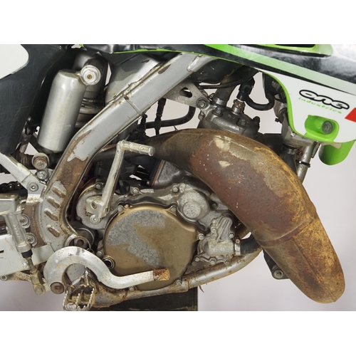 Kawasaki KX125 motocross bike. 2003. Engine last running in January ...