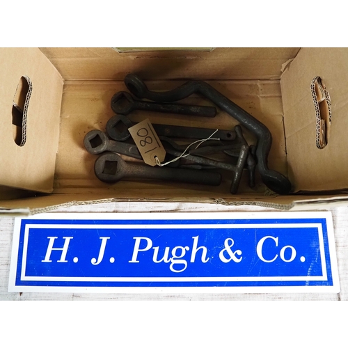 Assorted valve keys