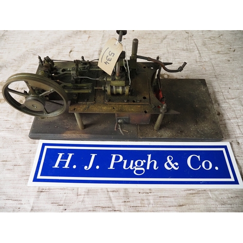 Model duplex steam engine