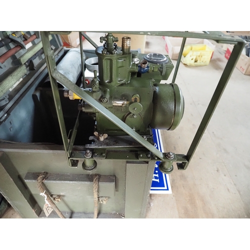 WWII spy steam generator. Built by Stuart Turner to generate power ...