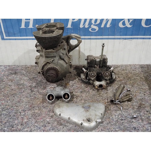 Triumph T100 engine parts. Engine No. T100-56008