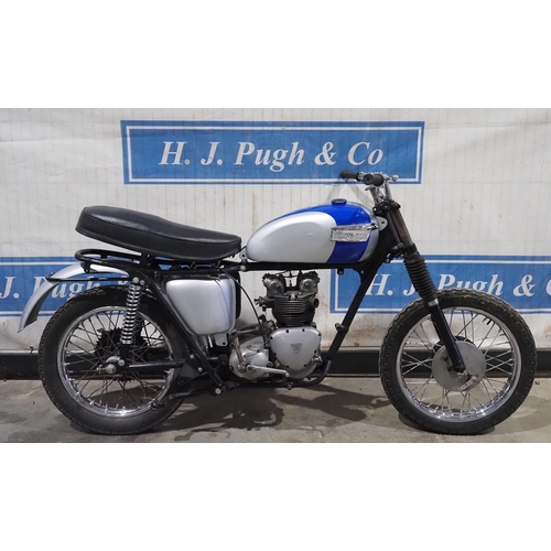 Triumph 3TA motorcycle project. 1961. 350cc. Frame No. H21964 Engine No ...