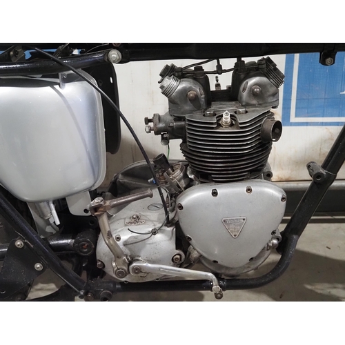 Triumph 3TA motorcycle project. 1961. 350cc. Frame No. H21964 Engine No ...