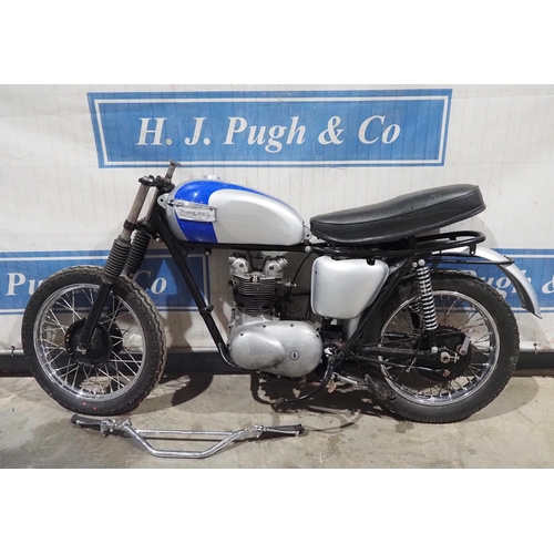 Triumph 3TA motorcycle project. 1961. 350cc. Frame No. H21964 Engine No ...