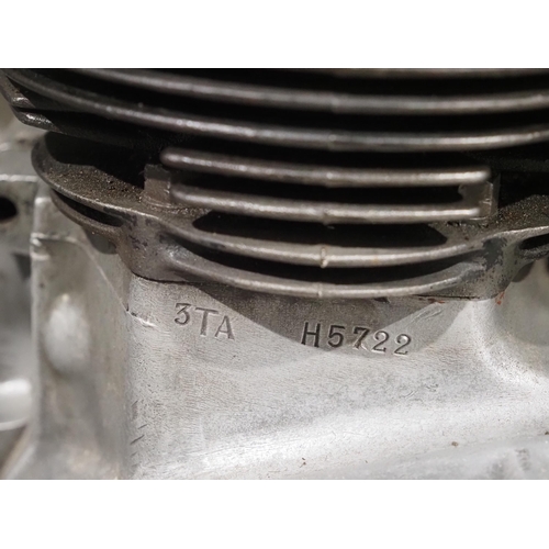 Triumph 3TA motorcycle project. 1961. 350cc. Frame No. H21964 Engine No ...