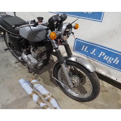 Triumph T160 Trident motorcycle project. Matching numbers. Delivered to ...