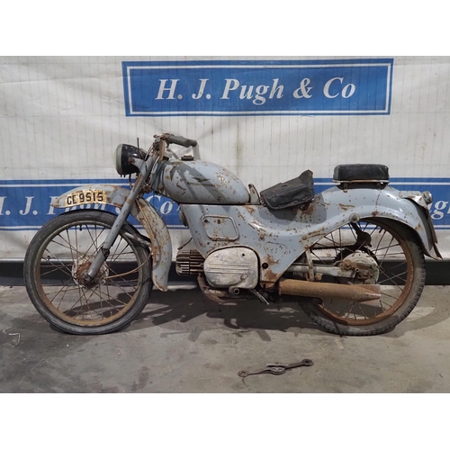 Moto Guzzi Hispania project. 1954. No docs