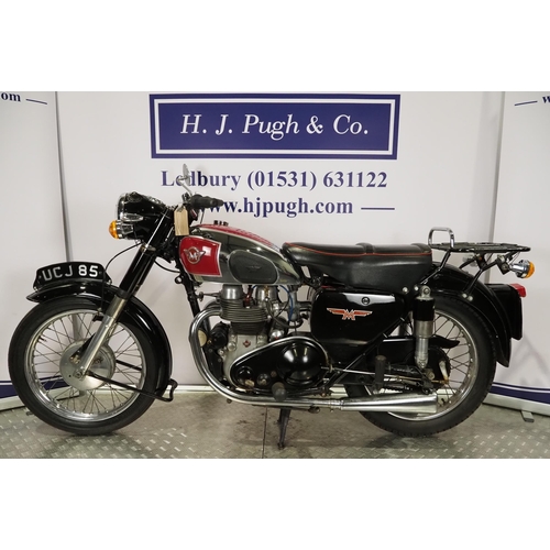 Matchless G9 motorcycle. 1956. Engine number No. X3950 (G12 crank cases ...