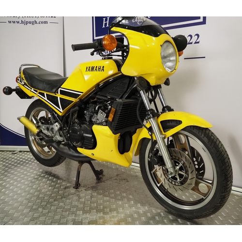 Yamaha RZ350 motorcycle. 1984. 350cc Frame No. JYA48H002EA001687 Engine ...