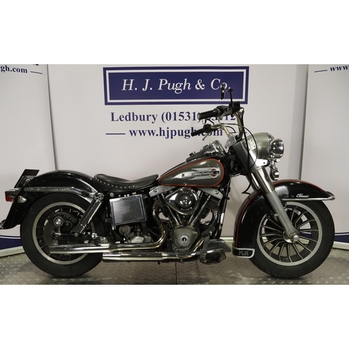 Harley Davidson FLH-80 AMF edition motorcycle. 1980. 1340cc Frame No ...