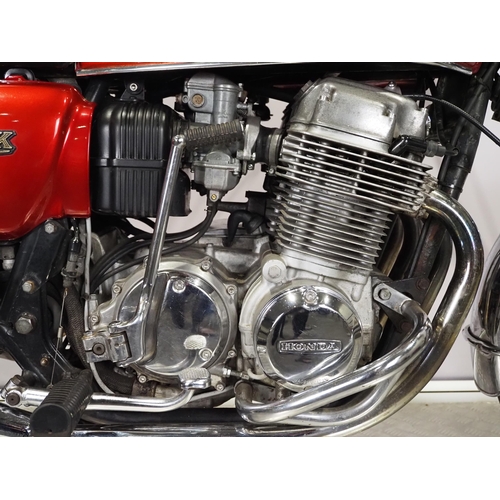 Honda CB750 Four K motorcycle. 1978. 736cc Frame No. CB750K 2812656 ...