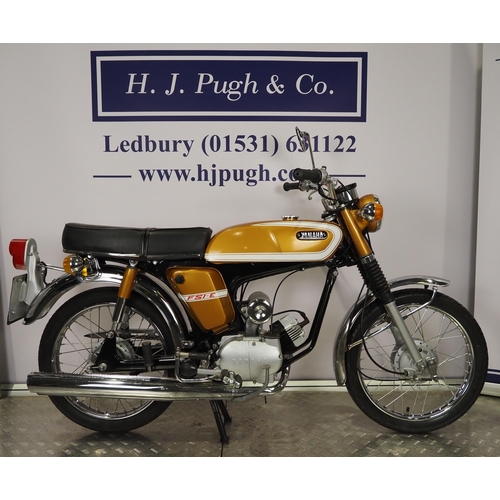 Yamaha FS1-E moped. 1973. 49cc Frame No. 394-027646 Engine No. 394 ...