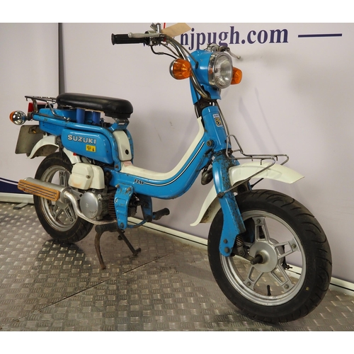 Suzuki FZ50 moped. 1981. 49cc Part of a private collection. Runs and ...