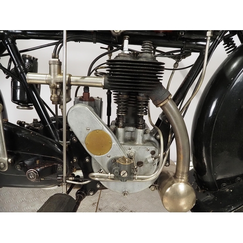 Sunbeam Model 1 Flat Tank motorcycle. 1926. 350cc. Frame No. 22322 ...
