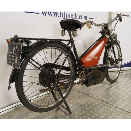 Francis Barnett autocycle. 98cc Engine turns over but will require ...