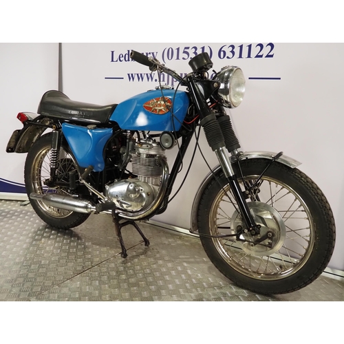 BSA B25 Starfire motorcycle. 1968. 247cc Frame No. B25 B2244 Engine No ...