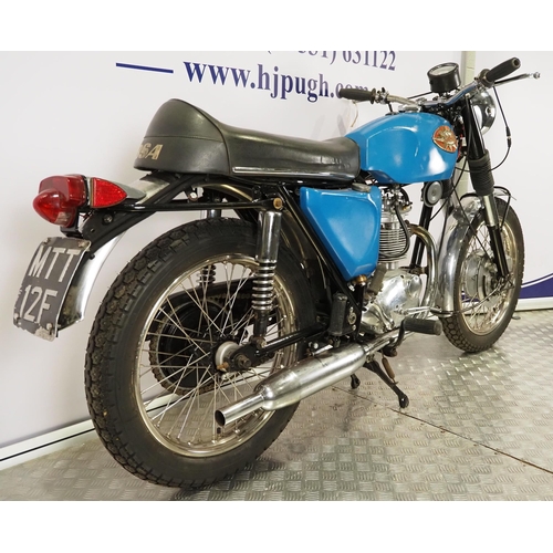 BSA B25 Starfire motorcycle. 1968. 247cc Frame No. B25 B2244 Engine No ...