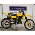 Yamaha YZ250 motocross bike. 1981. 465cc Frame No. 4V4-002092 Engine No ...