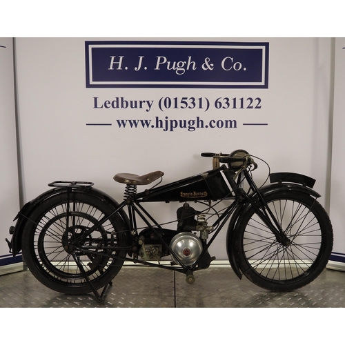 Francis Barnett motorcycle project. 1925. 147cc Frame No. 10807 Engine ...