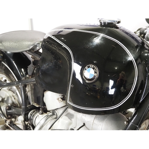 BMW R60 motorcycle. 1958. 600cc. Frame No. 619516 Engine No. 619516 ...