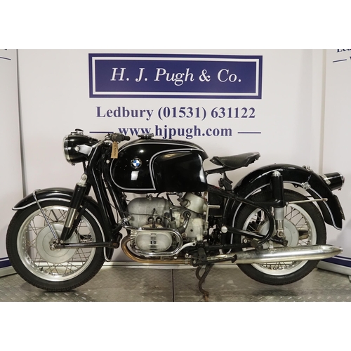BMW R60 motorcycle. 1958. 600cc. Frame No. 619516 Engine No. 619516 ...