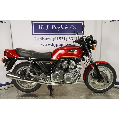 Honda CBX SuperSport motorcycle. 1981. 1047cc Frame No. CB1-2019585 ...