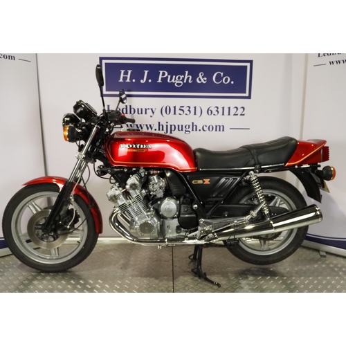 Honda CBX SuperSport motorcycle. 1981. 1047cc Frame No. CB1-2019585 ...