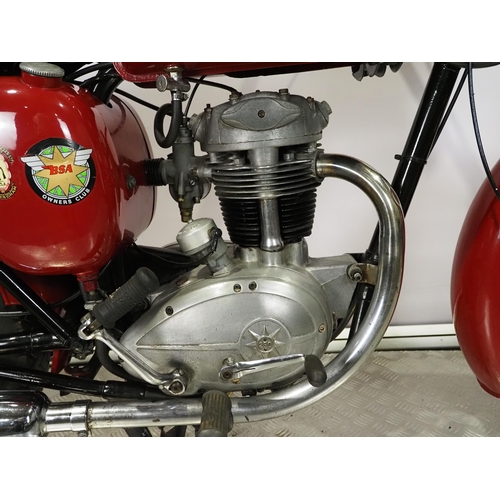 BSA C15 motorcycle. 1959. 250cc Frame No. C15 10617 Engine No. C15 ...