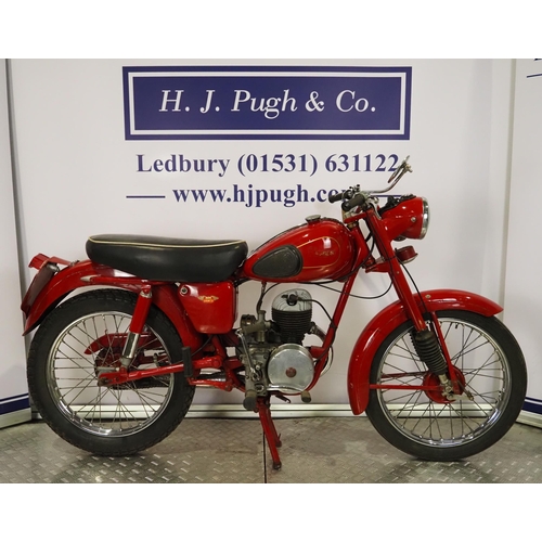 James Captain motorcycle. 1954. 197cc Frame No. K700085 Engine No. 044B ...