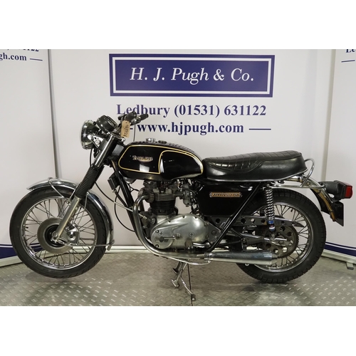 Triumph T140 Bonneville motorcycle. 1977. 744cc Frame No. XP79828 ...