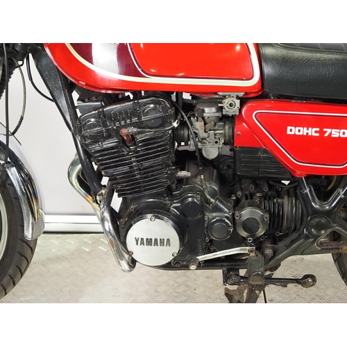 Yamaha XS750 motorcycle. 1978. 747cc Runs and rides. Comes with a ...