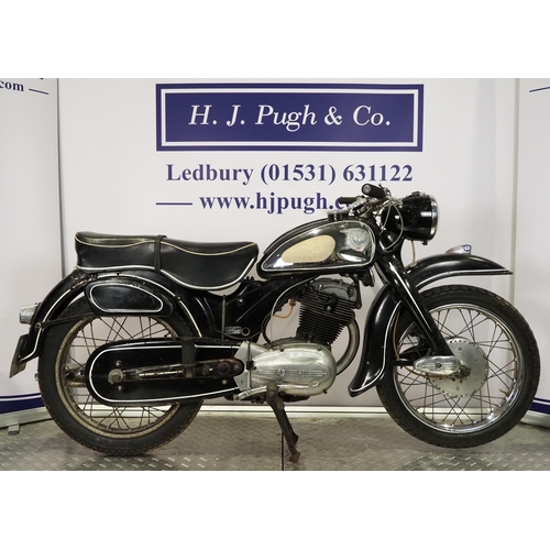 NSU Max motorcycle. 1955. 250cc Frame No. 1295620 Engine No. 3215608 ...