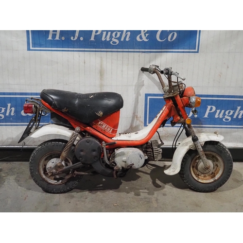 Yamaha monkey bike motorcycle project. 90cc. Comes with NOVA document ...