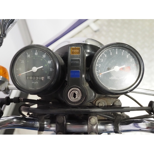 Honda CB100N motorcycle project. 1980. 99cc Engine turns over. Almost ...