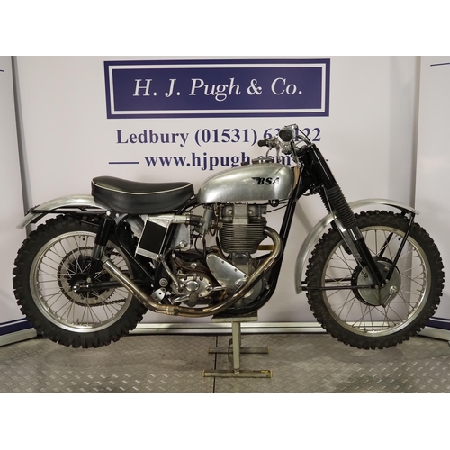 BSA Gold Star replica trials motorcycle 500cc Frame No. CB31 264 Engine ...
