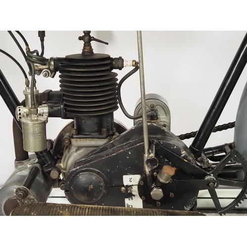 Royal Enfield 2¼hp flat tank motorcycle. 1922. 225cc Frame No. F9776 ...