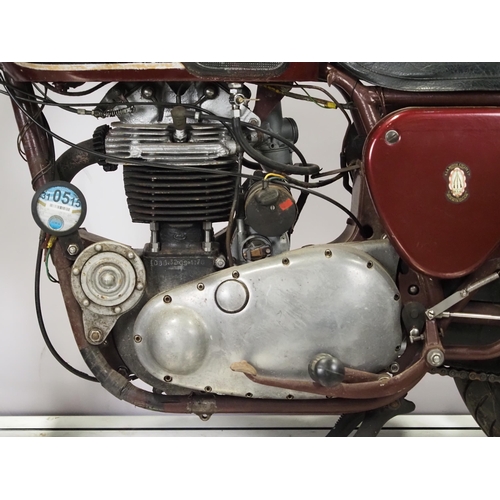 BSA B33 motorcycle. 500cc Frame No. CB31 10964 Engine No. DBD32 GS4176 ...