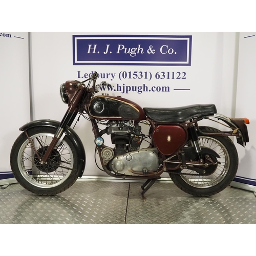 BSA B33 motorcycle. 500cc Frame No. CB31 10964 Engine No. DBD32 GS4176 ...