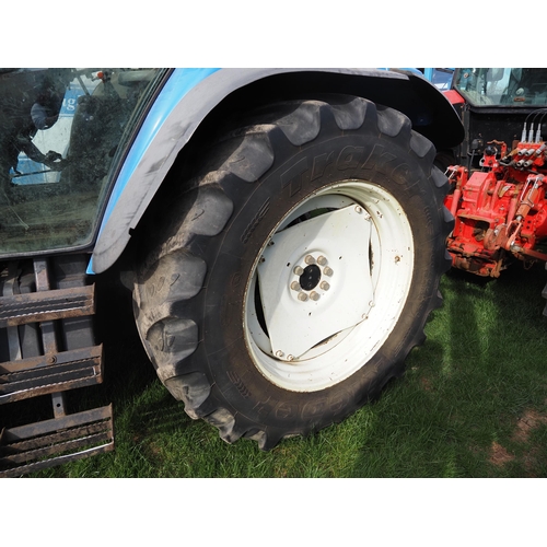 New Holland TS115 tractor with trima and 30p loader. Showing 8313 hours ...