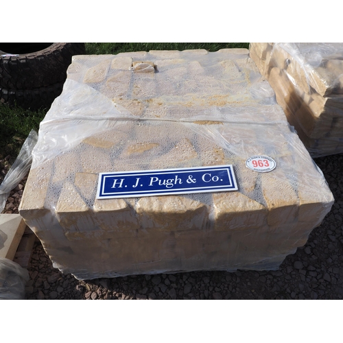 Pallet of Cotswold bricks