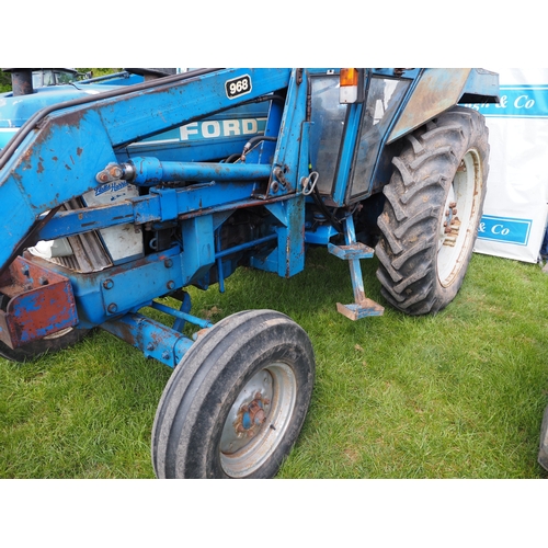 Ford 5610 tractor. With Tanco 968 loader, showing 6652 hours. Reg. A344 ...